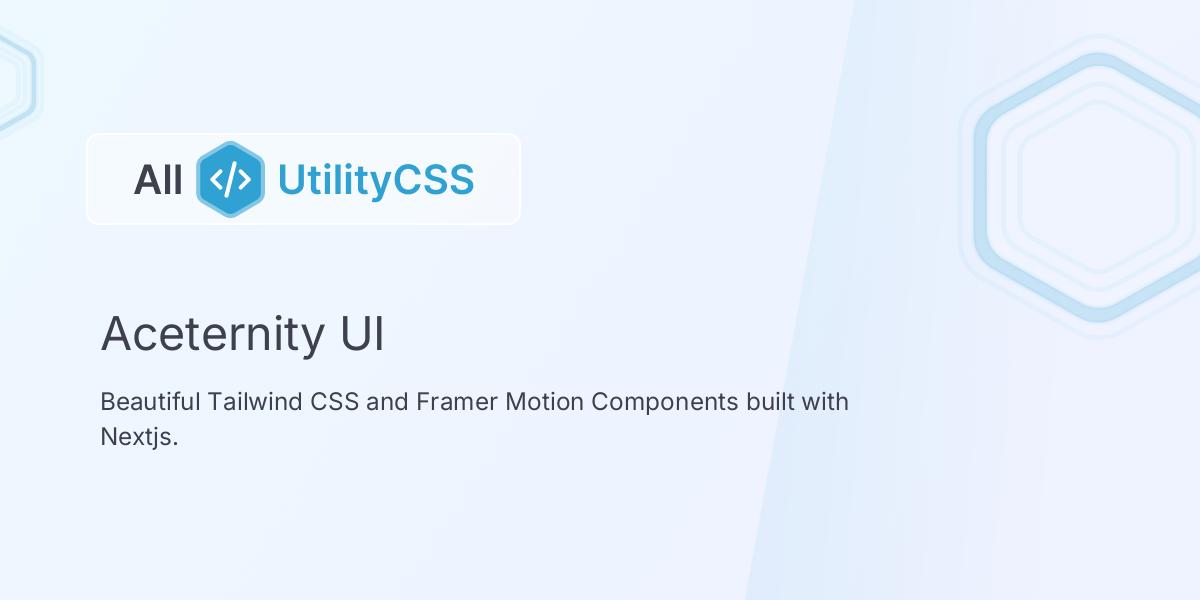 Aceternity UI | All UtilityCSS