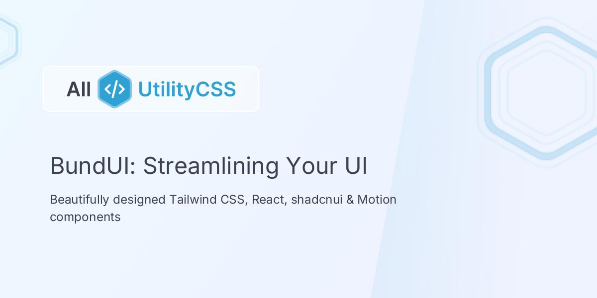 bundui | All UtilityCSS
