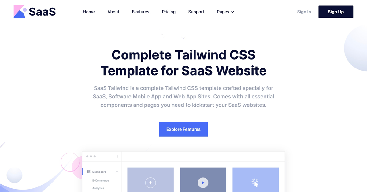 20+ Best Tailwind Templates | All UtilityCSS